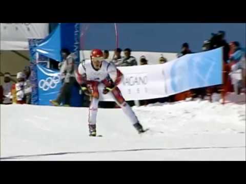 Hermann Maier amazing crash alpine skiing