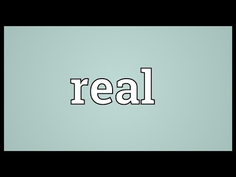 Real Meaning