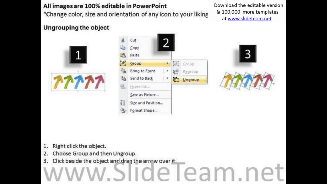 5 stages arrows project activity diagram small business plan templates powerpoint
