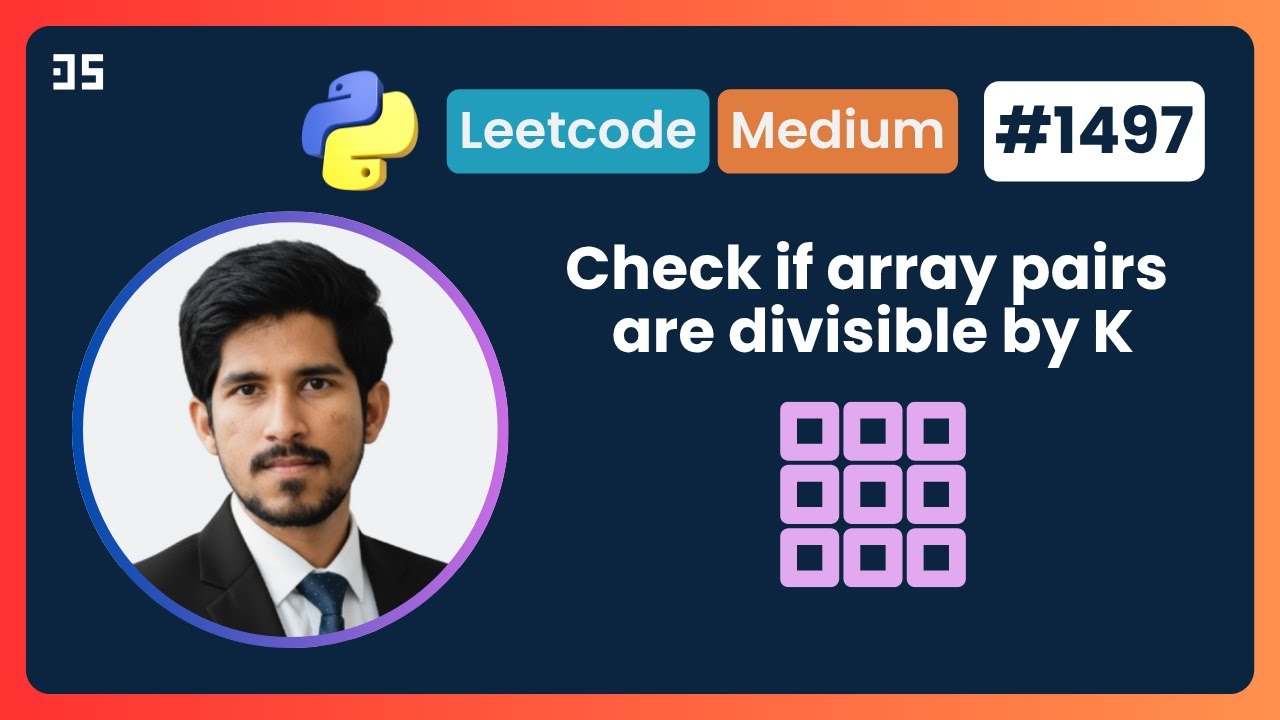Check If Array Pairs Are Divisible by k | Leetcode - 1497 | Python