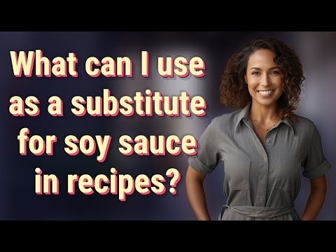What can I use as a substitute for soy sauce in recipes?