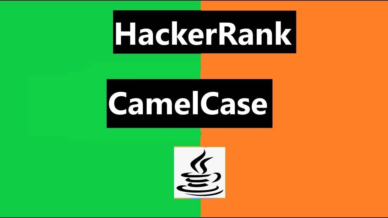 CamelCase Hackerrank Solution - java 8| Hackerrank Algorithm