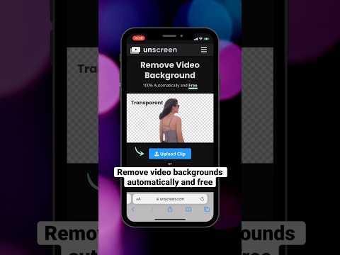 AI Video Background Remover 📹✨ #unscreen