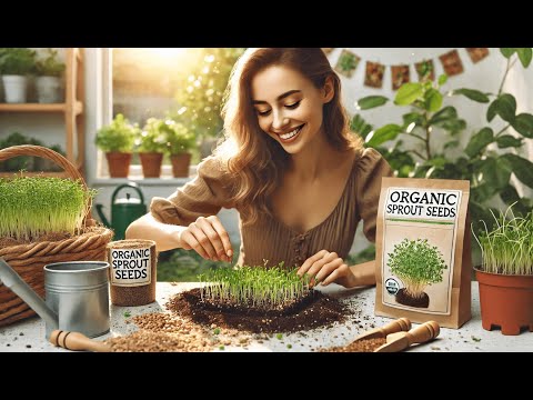 🌱 Nature Jims Sprouts alfalfa Seeds | Best Sprout Seeds Organic 🌿