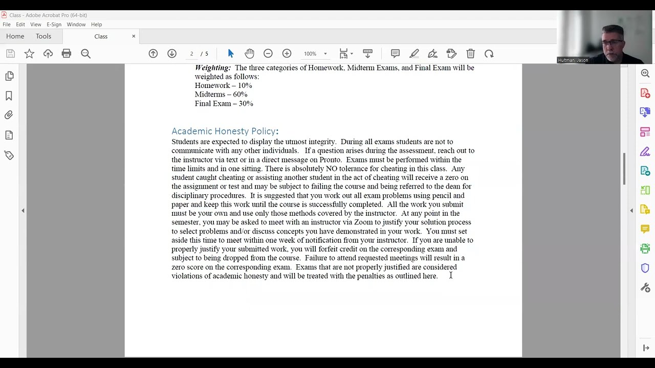 Math 250 -  Syllabus