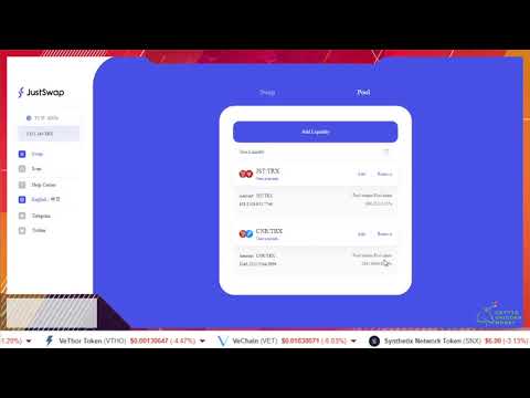 JustSwap - Tron Liquidity Pool & Coin Swap