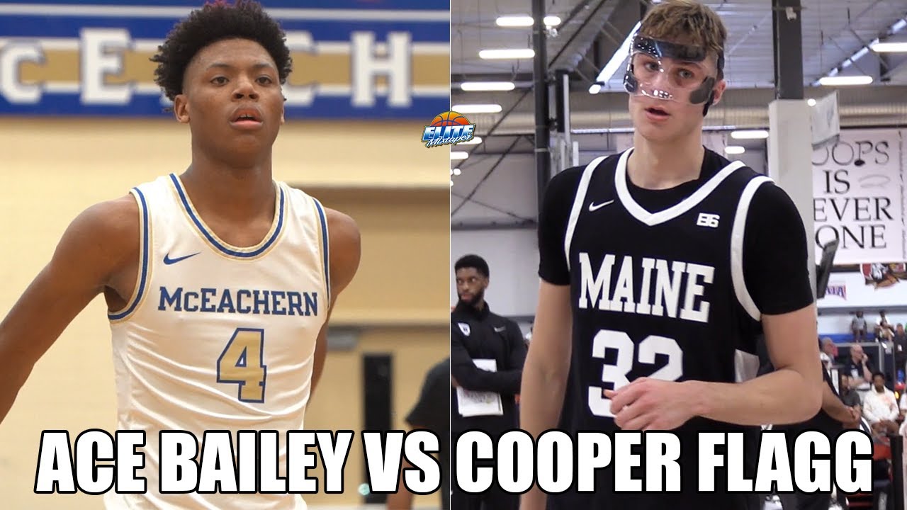 ACE BAILEY VS. COOPER FLAGG! Who Will Go #1 In Next Year's NBA Draft?