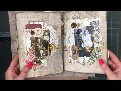 One Signature Junk Journal Cover (6 x 8.5 inch) - tutorial