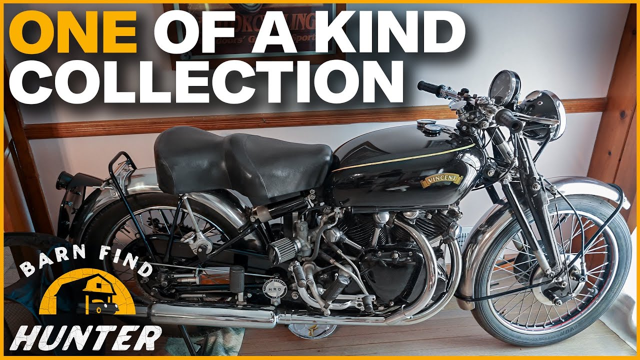 RARE: Vincent Black Shadows - Harley-Davidsons - Indian Motorcycle Collection | Barn Find Hunter
