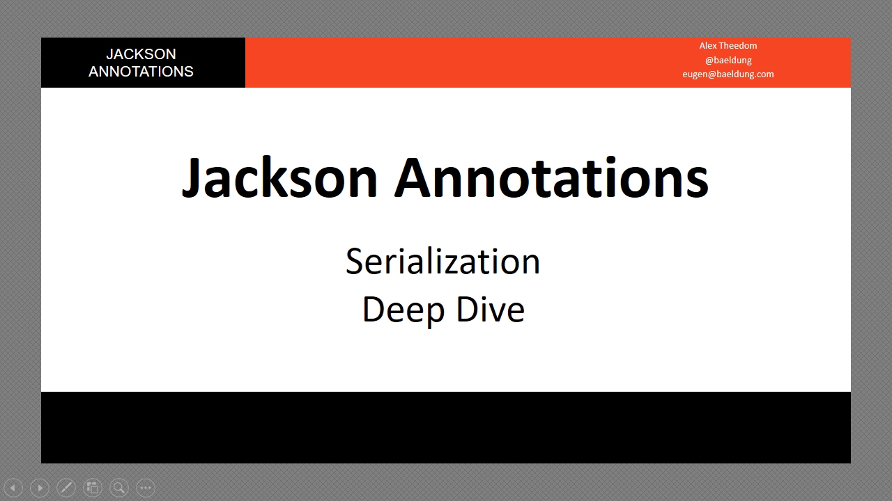 Jackson Serialization - 4 - @JsonRawValue