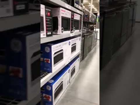 At Lowe’s shopping for a microwave