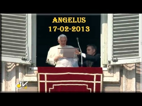 17-02-2013 – ANGELUS DEL PAPA BENEDICTO XVI | RATZINGER - GÄNSWEIN