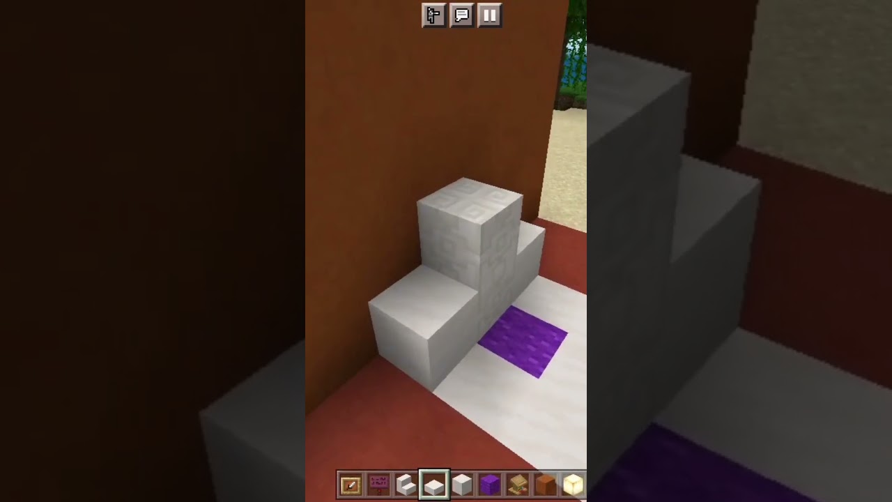 Throne Minecraft build design #2 #shorts