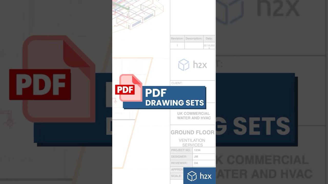 Export MEPF Systems Into PDF Drawings