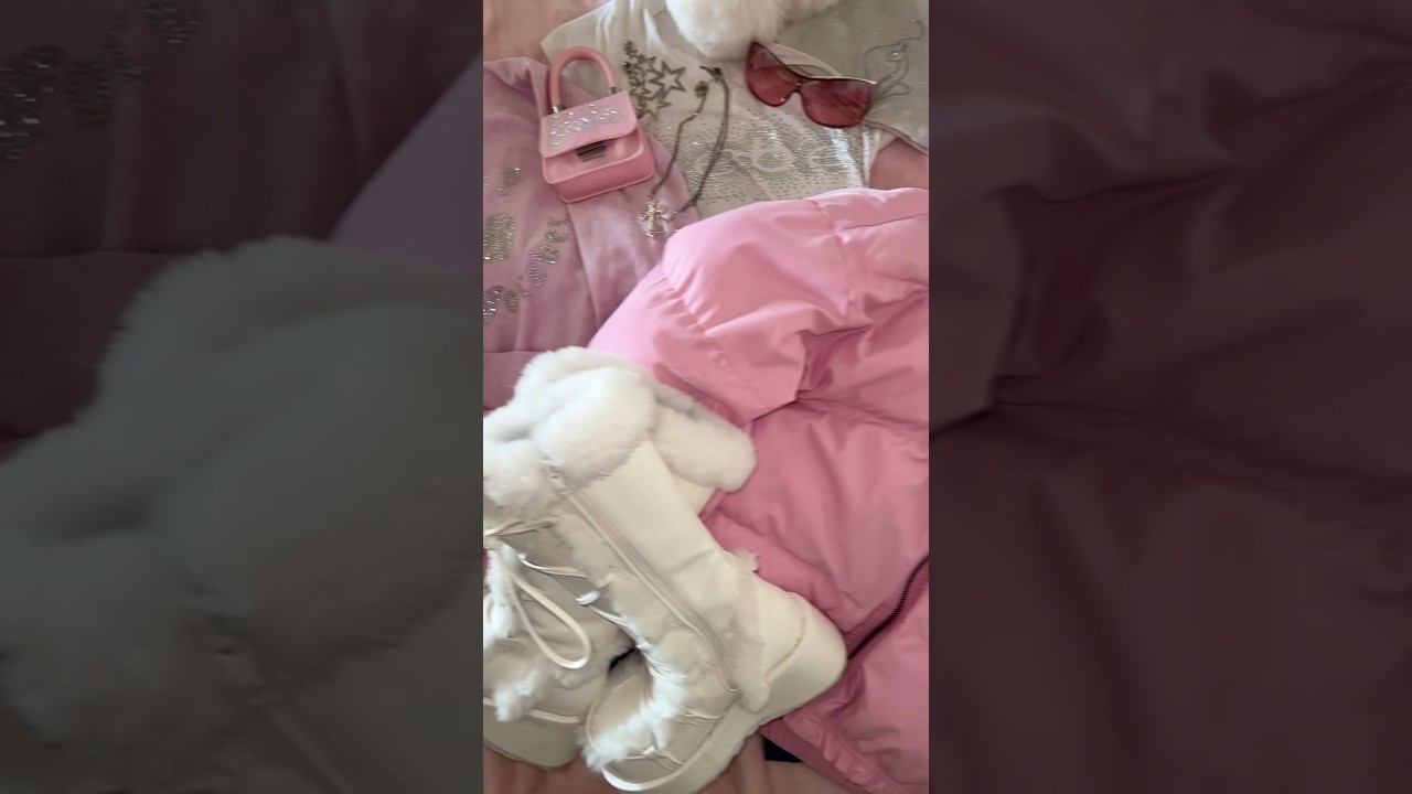 This Sparkly Wintry Pink Look 🐩🎀☆ .𖥔 ݁˖ #outfitideas #winterfashion #y2k #mcbling