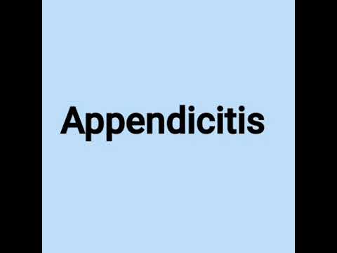 Appendicitis #Pronunciation Pronunciation of Appendicitis