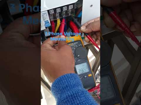 3 phase voltage measures #power #electricalengineering #electrical