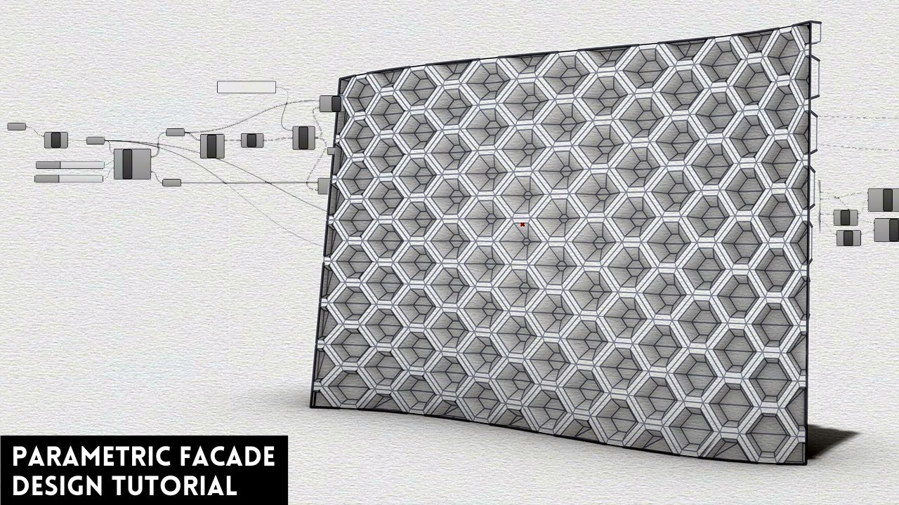 Parametric Facade by Point Attractor |Grasshopper For Architecture Tutorial |