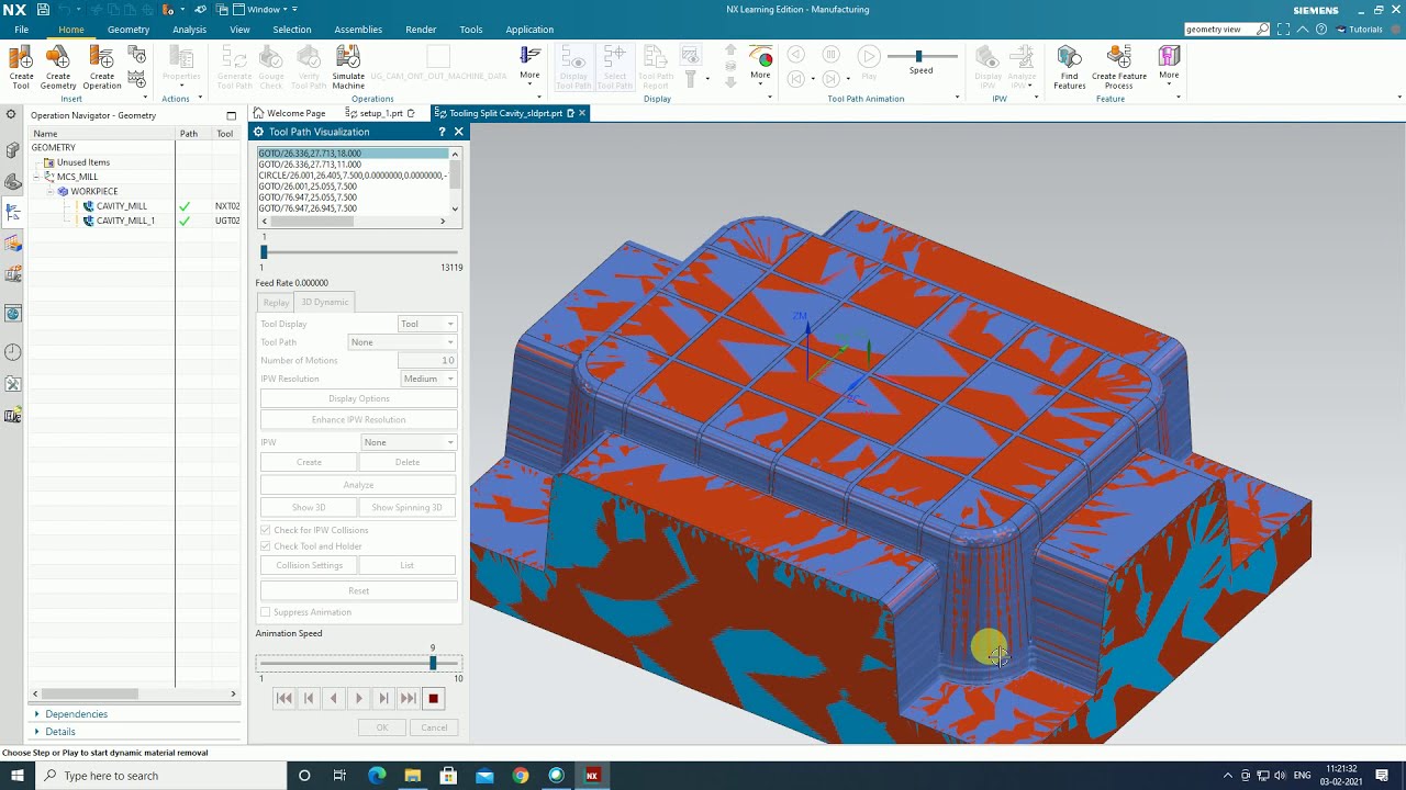 Siemens NX | Milling Process Simulation