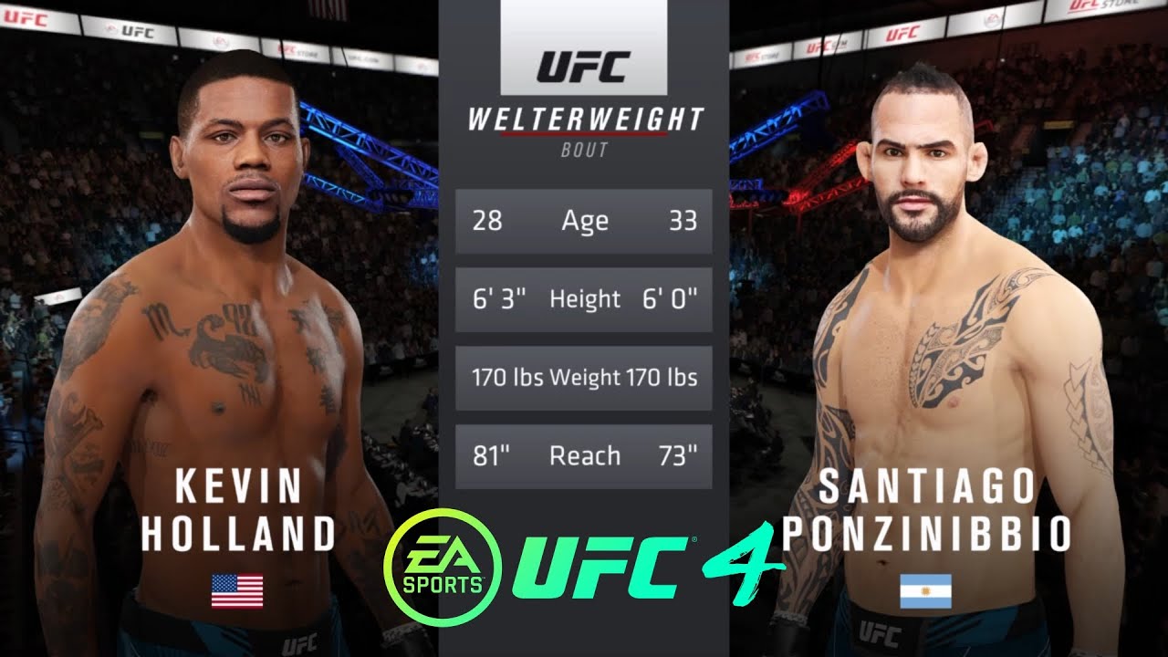HOLLAND vs PONZINIBBIO UFC 287 Miami