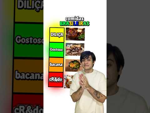 ranking de COMIDAS BRASILEIRAS!