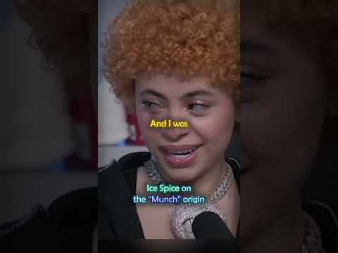 Ice Spice explains the word "Munch" origin 🔥🔥