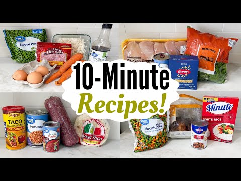 STOP Cooking for Hours! 5 QUICK Dinners Ready in 10 Minutes | EASY Family Meals | Julia Pacheco