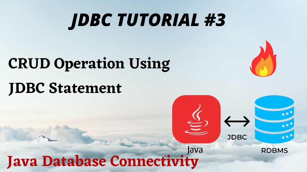 Insert, Update ,Delete Operation using JDBC statement #3 || CRUD Operation using JDBC
