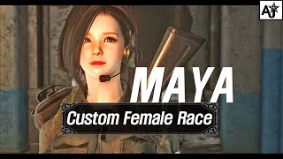 Maya I CustomRace Female Preset at Fallout 4 Nexus - Mods and community