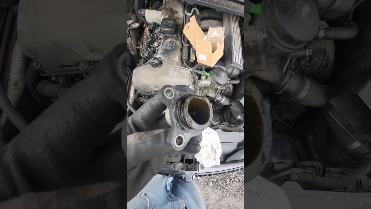 BMW N52 coolant hose flange upgrade MUST DO #bmw #bmwm #bmwlove #n52 #n54gang #upgrade #car #cars