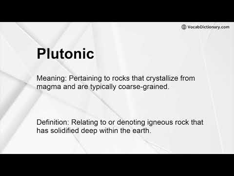Plutonic Meaning