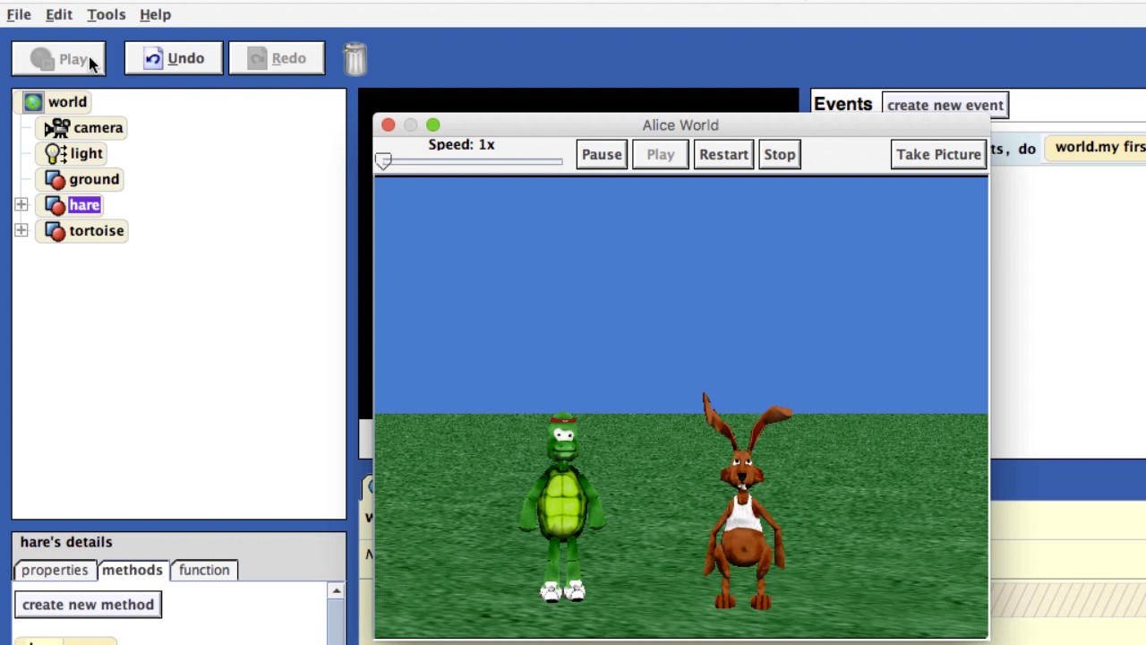 Alice 2 Using Procedures Overview