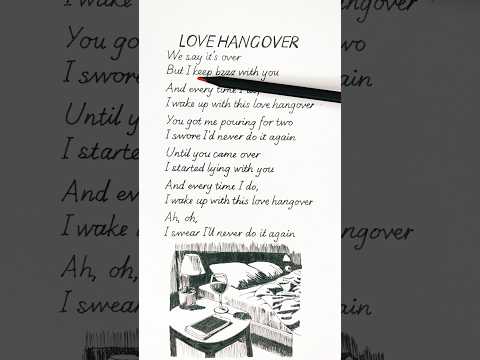 🍷 Jennie & Dominic Fike – LOVE HANGOVER (Lyrics & Subtitles) 💖