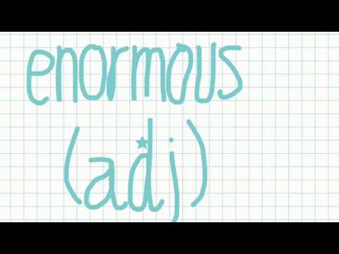 "enormous" meaning
