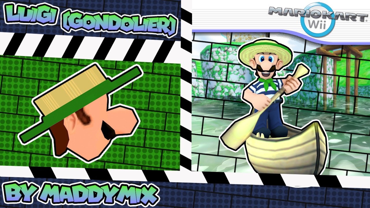 Luigi (Gondolier) / MKWII Character Showcase