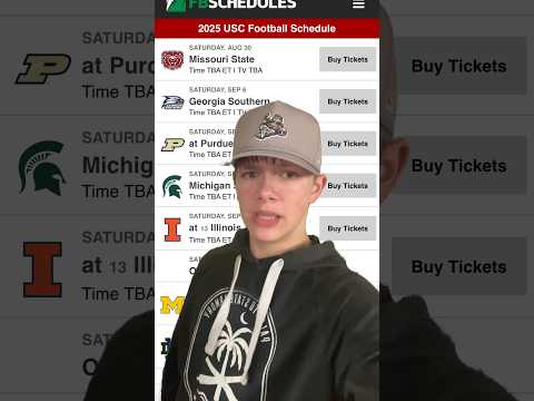 Let’s Preview USCs 2025 Football Schedule #collegefootball#football#cfb2025#usc
