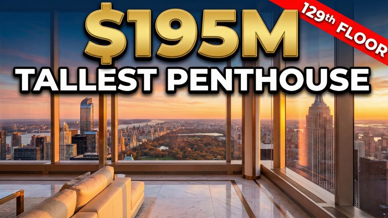 Inside $195M Central Park Tower Penthouse | 129th Floor