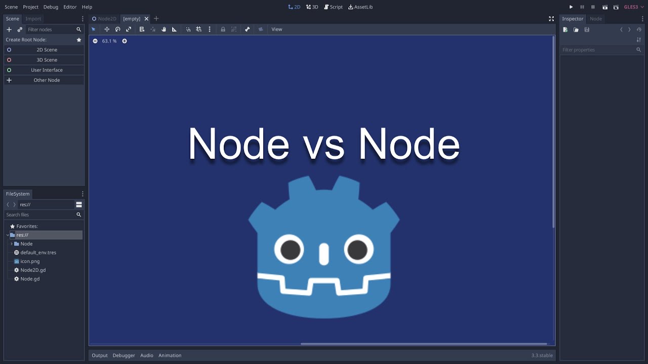 Godot Node vs Node2D