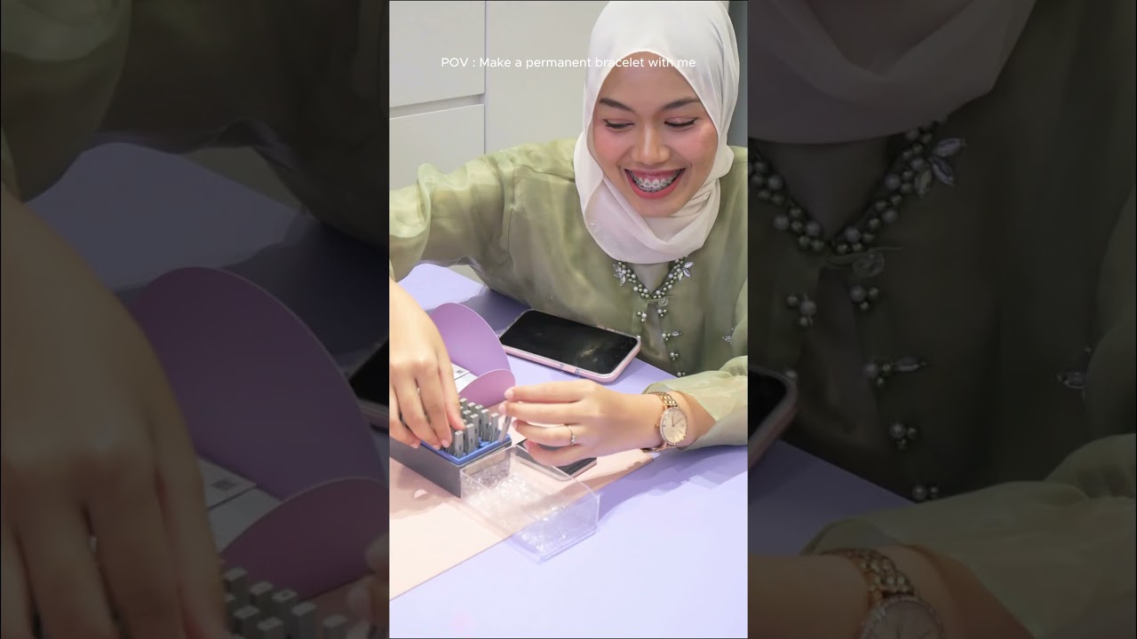 Make a permanent bracelet at #azloft 🩷✨ This is your sign to make yours too! 😉