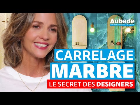 Carrelage IMITATION MARBRE ! Le SECRET des DESIGNERS