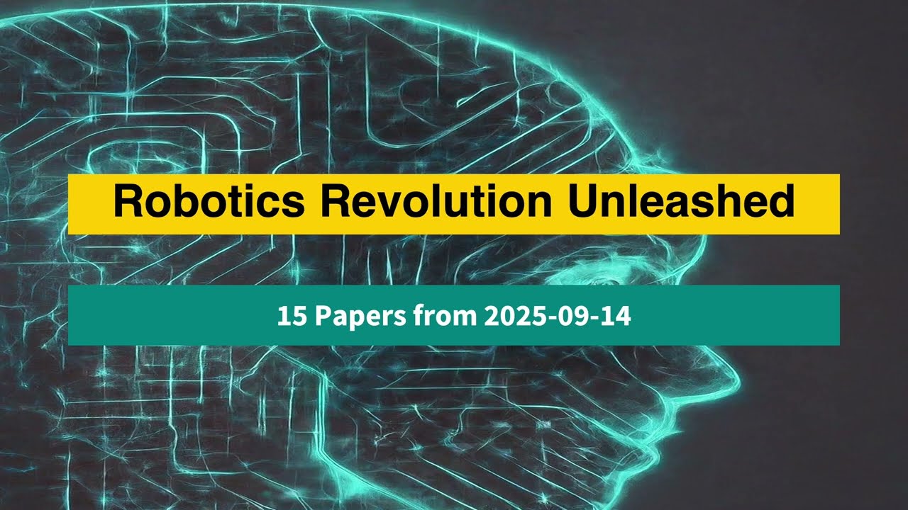 Robotics AI Breakthroughs: arXiv Sep 14, 2025
