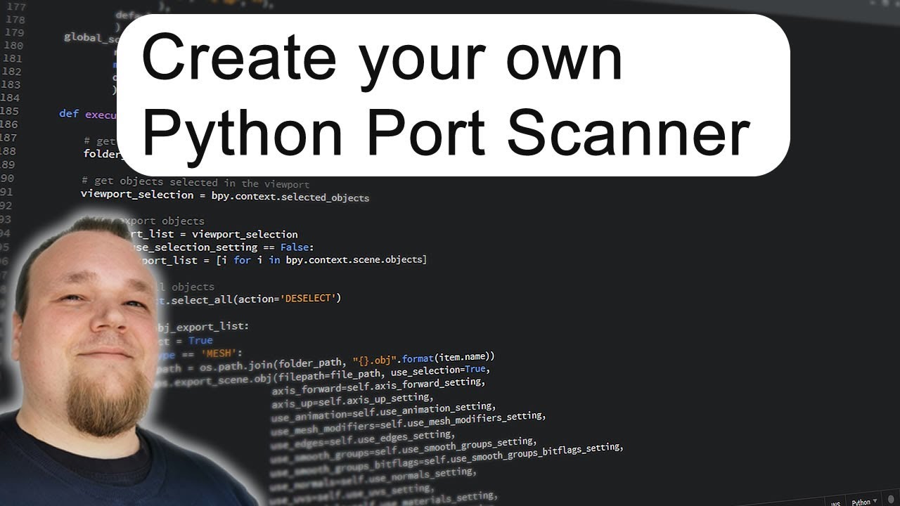 Python 3 Programming For Pentesting - Sockets simple port scanner