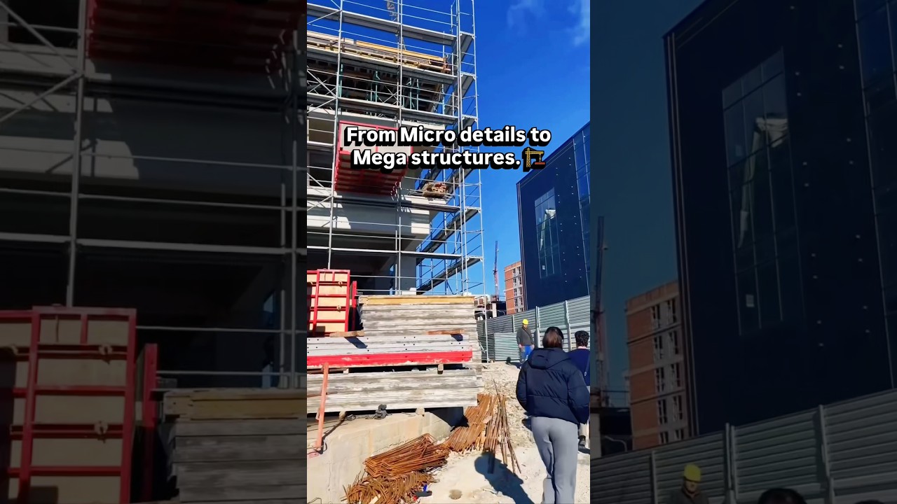 Massive Concrete Structure Under Construction (Prishtina) 🏗️ #shorts