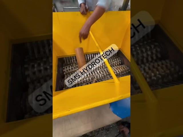 Waste Shredder - Twin Shaft Paper Roll Shredder Manufacturer from Faridabad