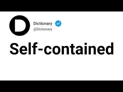 Self-contained Meaning In English