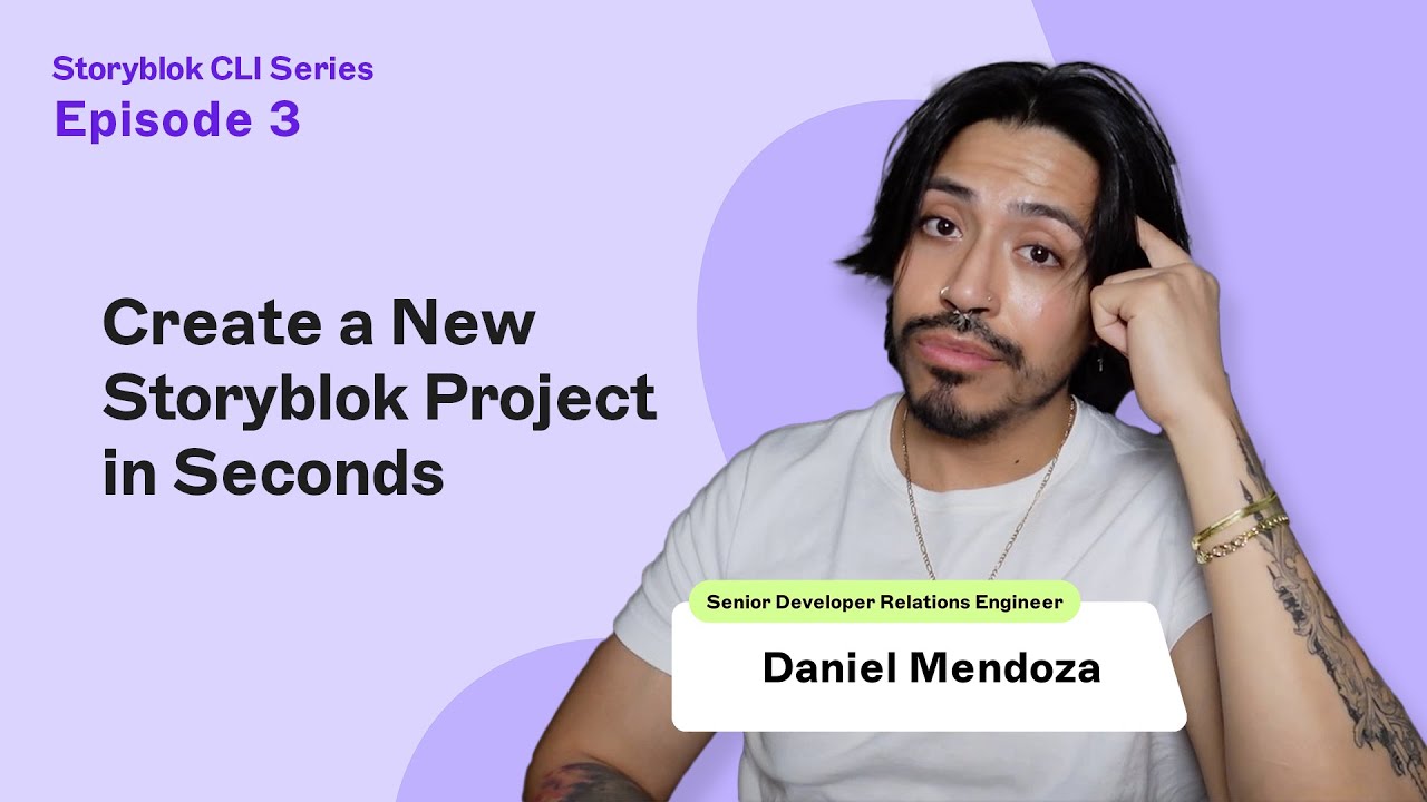 Create a new Storyblok Project in seconds | CLI Series Part 3