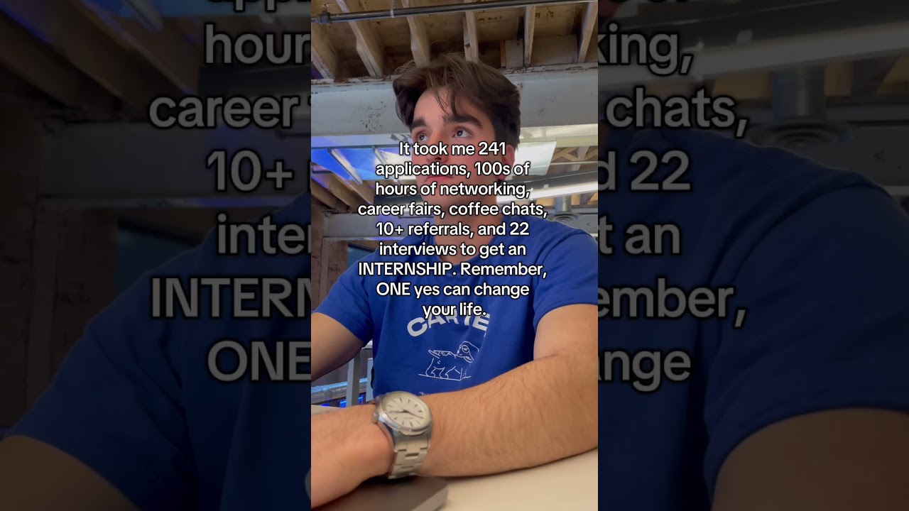 I applied to 241 internships…