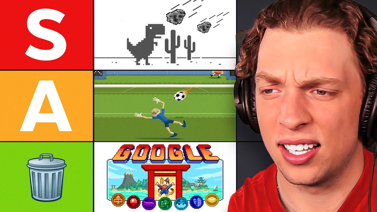 I Ranked EVERY HIDDEN Google Game