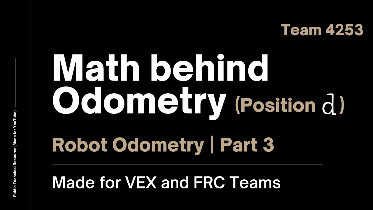 Odometry with PID giving weird behavior - VEXcode IQ Technical Support - VEX Forum