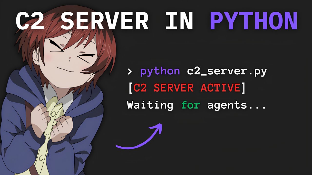 I Made A Simple C2 SERVER In PYTHON!
